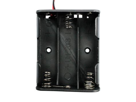 Suporte Para 3 Pilhas Aa Preto Usinainfo