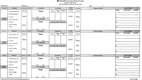 Sterilization Record Sheet At Imogen Parry Okeden Blog