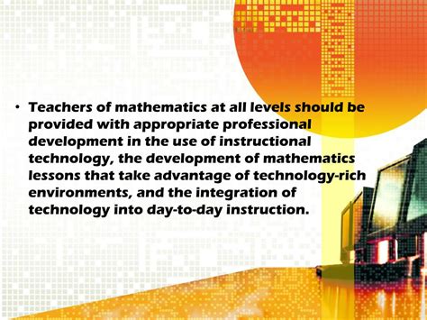 Ppt Use Of Technology In Teaching And Learning Mathematics Powerpoint