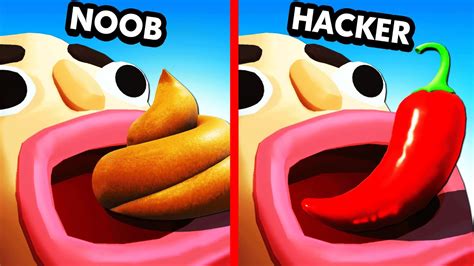 Upgrading NOOB Vs HACKER FOOD YouTube