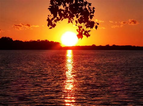 Deep Sunset Another Pretty Early Fall Sunset Grand River … Flickr