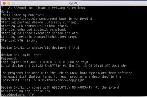 debian image in qemu freezes at login on windows 10 unix and linux