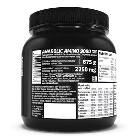 Anabolic Amino 9000 Mega 300 tabs. | Buy Genetic Online Shop