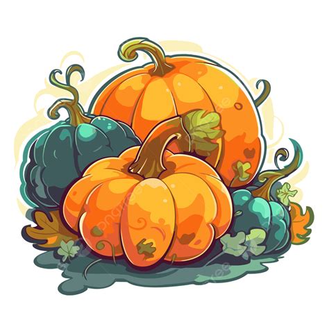 만화 호박 벡터 일러스트 클립 아트 만화가 호박 절연 스티커 디자인 상표 Png 일러스트 및 벡터 에 대한 무료 다운로드 Pngtree