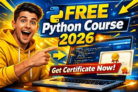 Python Free Course With Certificate Learn Coding Online Now 2026