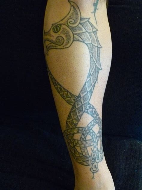 Nordic Wyrm Tattoo