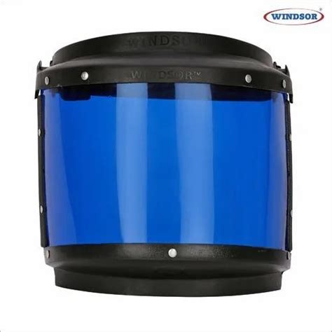 Cobalt Blue Acrylic Sheet Heat Resistance Face Shield For Industrial