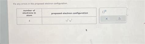 Solved Fix Any Errors In The Proposed Electron