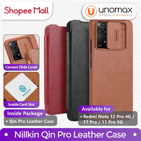 Jual Case Xiaomi Redmi Note Pro G Pro Pro G Nillkin Qin Pro Leather Flip Camera