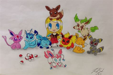 Eevee Evolutions Drawing For A Friend Pokemon Eevee Pokemon Drawings Eevee Evolutions Eevee