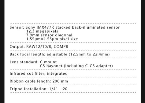 custom raspberry pi high quality hq camera 12 3mp sony imx477 sensor s