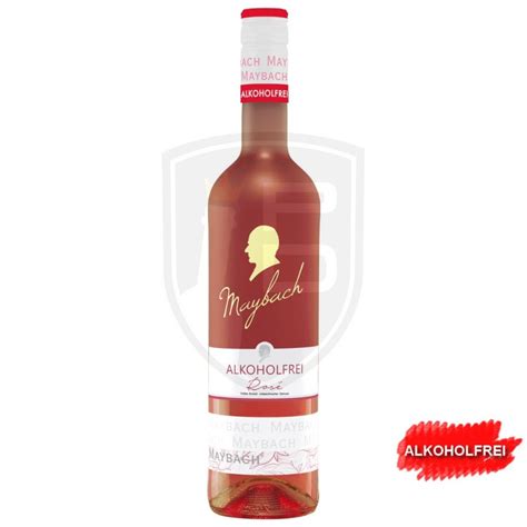 Maybach Rosewein Fruchtig Halbtrocken Alkoholfrei 75cl