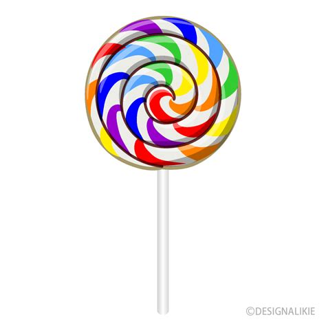 Rainbow Lollipop Clip Art Free Png Image｜illustoon