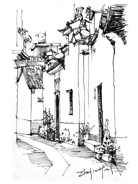 弄堂简笔画 石库门儿童画 上海弄堂简笔画 第2页 大山谷图库