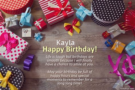 Happy Birthday Kayla Pictures Congratulations