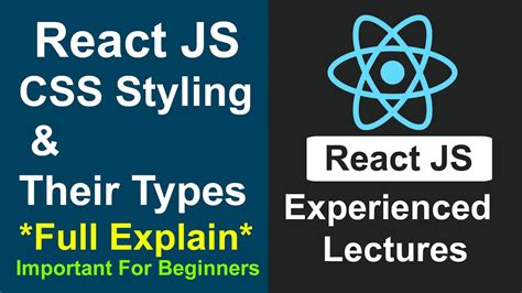 React JS Experienced Lectures React JS CSS Styling With Example In React JS In Hindi YouTube