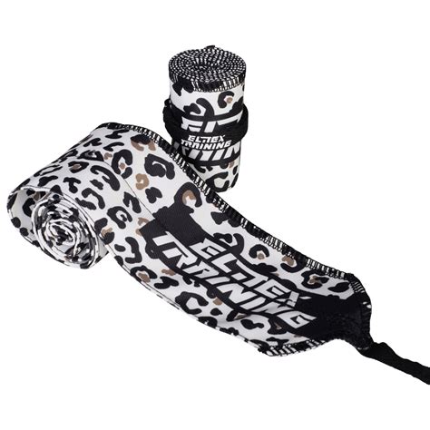 Muñequeras De Tela Para Cross Training Y Halterofilia Leopardo