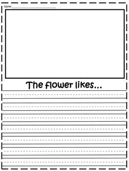 Spring Flower Writing Craft Activity By Laughing And Learning Co