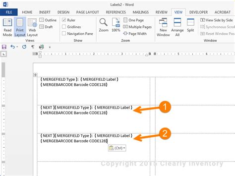 How To Print Barcodes With Excel And Word Clearly Inventory