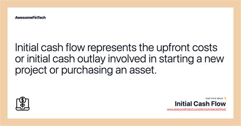 Initial Cash Flow Awesomefintech Blog