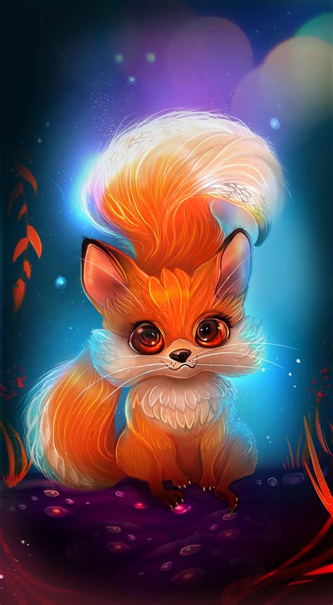 Chibi Fox Wallpaper