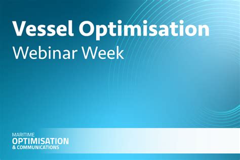 Riviera Webinars Vessel Optimisation Webinar Week 2025