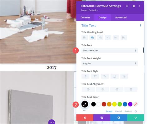 Using A Fullwidth Layout Vs Grid In Divis Filterable Portfolio Module