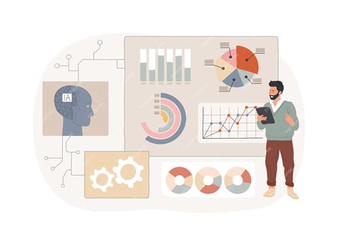Premium Vector Interactive Data Visualization By Ai Abstract Concept Vector Illustration Data