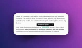 Ghost CMS Internal Linking The Ultimate Guide To Anchor Links