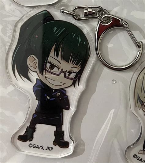 Jujutsu Kaisen Anime Gojo Yuji Itadori Maki Zenin Strap Acrylic