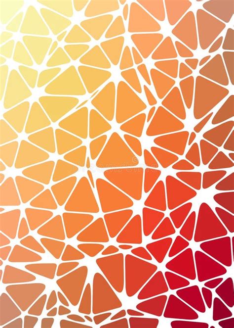 Abstract Low Polygon Gradient Generative Art Background Illustration Stock Vector Illustration