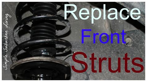 How to Install Front Struts - Chevy Traverse, GMC Acadia, Buick Enclave, Saturn Outlook - YouTube
