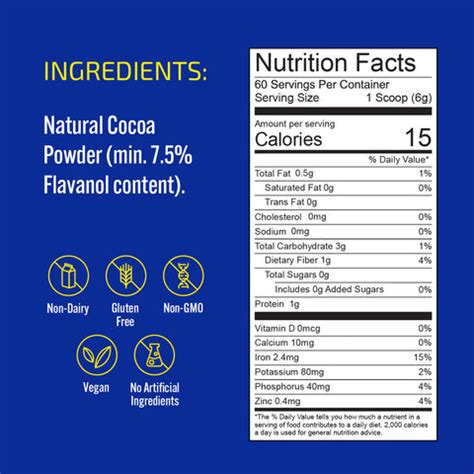 Cocoa Powder Blueprint Bryan Johnson