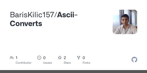 Github Bariskilic157ascii Converts