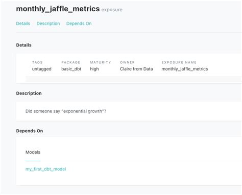CT Model View When Available Display Model Owner In Dbt Docs Issue Dbt Labs