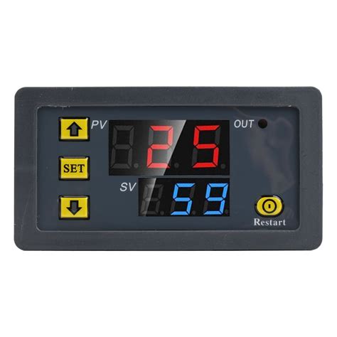 Mosiee Ac V V Dc V V Digital Time Delay Relay Led Display Cycle Timer Control Switch