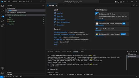 problema no git add git e github compartilhando e colaborando em