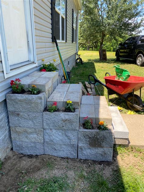 Diy Cinder Block Steps Diy Beauty Recipes