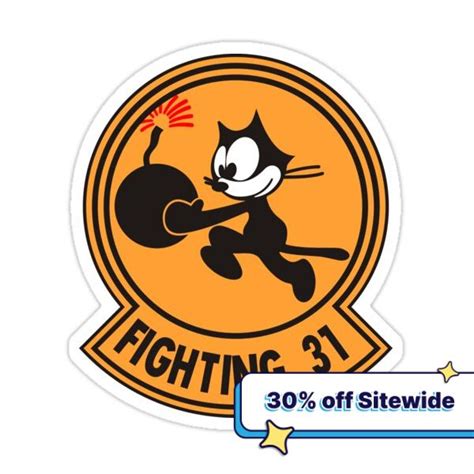 Tomcat Vf 31 Tomcatters Sticker For Sale By Mbk13 Felix The Cats