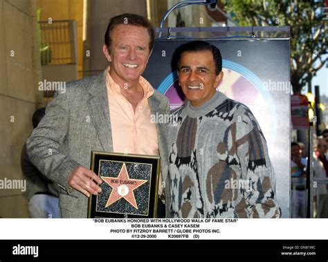 Dec 29 2000 Bob Eubanks Honored With Hollywood Walk Of Fame Star Bob Eubanks And Casey