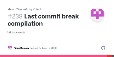 last commit break compilation · issue 238 · alanxz simpleamqpclient