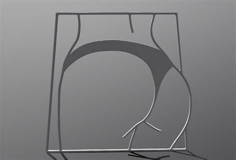 Stl File Sexy Stencil 🫦 Obj・3d Printer Model To Download・cults