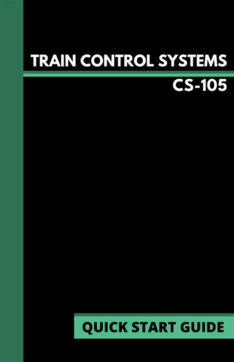 Tcs Cs 105 Quick Start Manual Pdf Download Manualslib