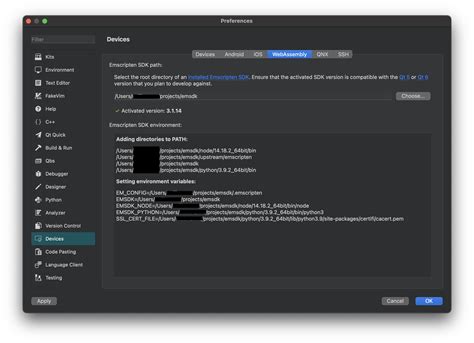 Linux Qtcreator Cannot Find The Emscripten Compiler Stack Overflow
