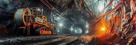 Premium Photo Robotics And Ai Drilling Deep For Ore In The