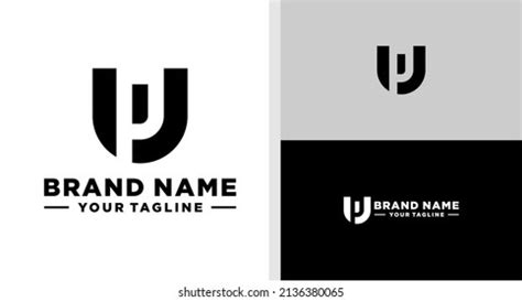 Logo Monogram Negative Space Editable Stock Vector Royalty Free Shutterstock