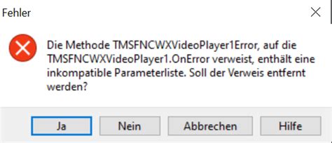 The Example TMSFNCWXVideoPlayerDemo Cannot Be Compiled TMS FNC WX Pack TMS Support Center