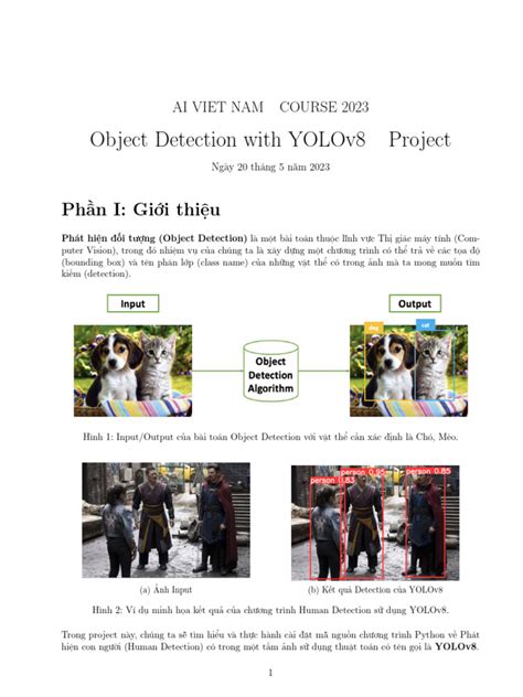 Project 1 Object Detection Using Yolov8 Pdf