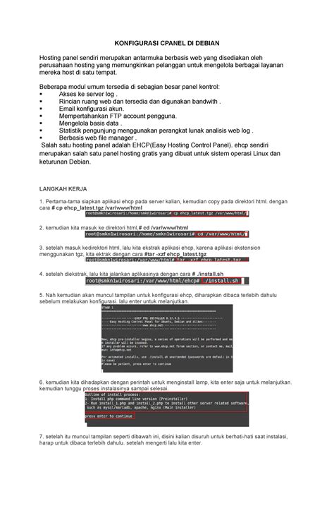 Konfigurasi Cpanel Di Debian Konfigurasi Cpanel Di Debian Hosting Panel Sendiri Merupakan