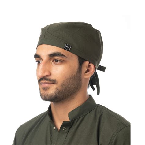 Scrub Cap For Men Olive Green